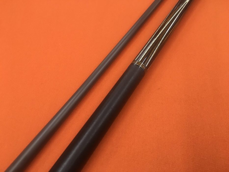 LONGONI POOL CUE FEIJEN FLAMES WITH LUNA NERA SHAFT ( LINEN WRAP ...